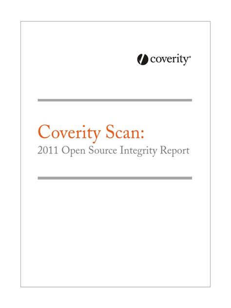 coverity scan 2011 open source integrity report pdf software bug