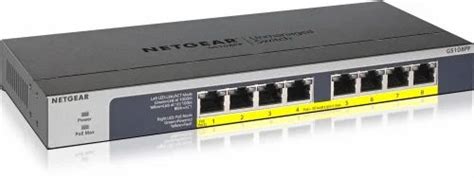 Netgear GS108PP Netgear GS108PP 8 Port PoE Gigabit Ethernet Unmanaged Desktop Switch At 25000