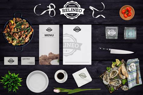 Restaurant Branding Mock Up 1 ~ Branding Mockups ~ Creative Market