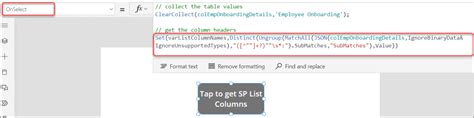 How To Get Collection Column Names In Power Apps From 3 Different