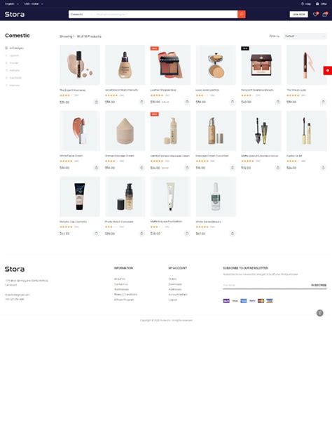 Stora React Ecommerce Nextjs Reacthooks Site Templates Landing