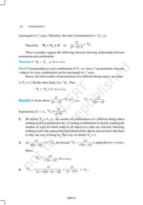 permutations and combinations ncert book of class 11 mathematics