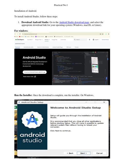 To Install Android Studio Pdf