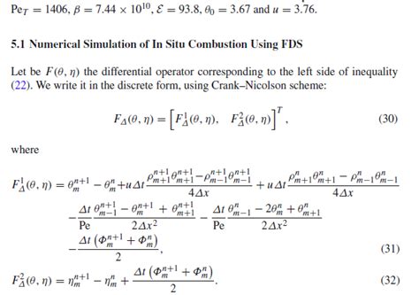 Partial Differential Equations Crank Nicolson Code For In Situ