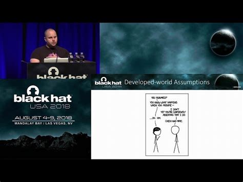 Black Hat Talk Infosec Philosophies For The Corrupt Economy From Black