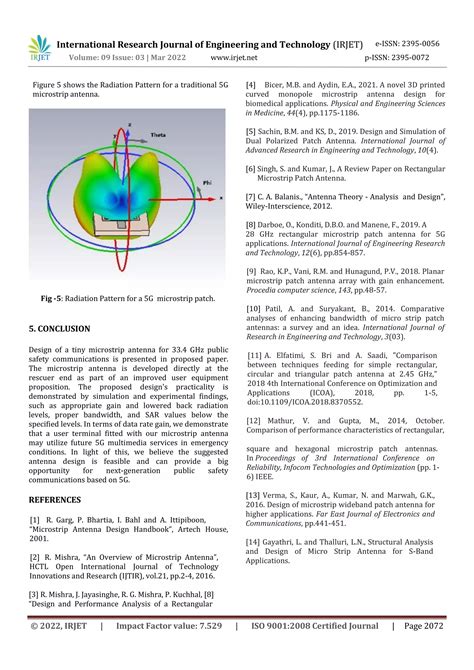 Design And Analysis Of Tiny Microstrip Patch Antenna For 5g Applications Pdf