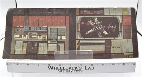 Death Star Space Station Playset Carboard Insert Panel 1978 Star Wars