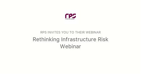 Rethinking Infrastructure Risk Webinar Rps A Tetra Tech Company