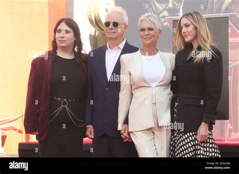 Hollywood Ca 12th Oct 2022 Ruby Guest Christopher Guest Jamie Lee Curtis Annie Guest At