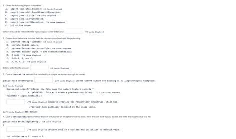 solved 1 given the following import statements a import