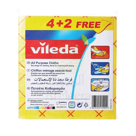 Vileda All Purpose Cloth 4 2free