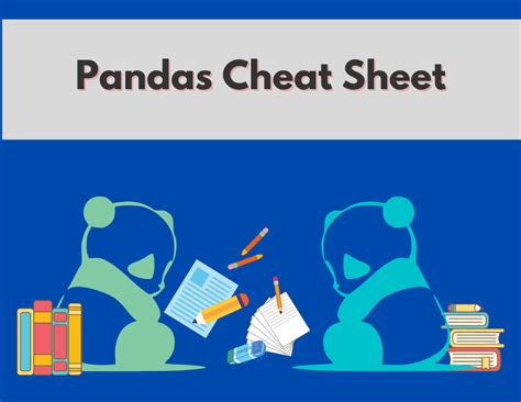 Python Pandas Cheat Sheet