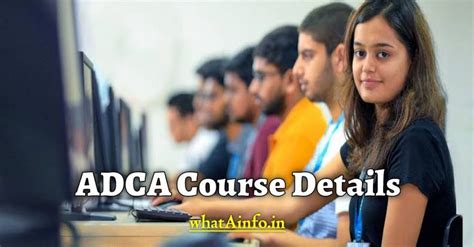 Explore Adca Course Details Fees Syllabus And Salary