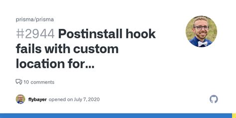 Postinstall Hook Fails With Custom Location For Schemaprisma · Issue