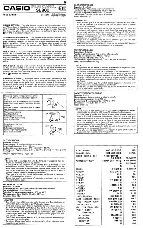 Casio Calculator Instructions At Nigel Nix Blog