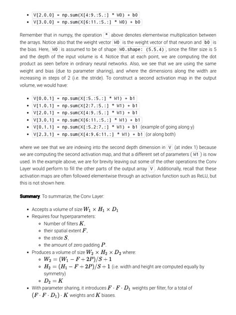 Convolutions As Matrix Multiplication Explaining The Forward Pass Of A