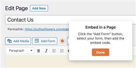 How To Create Your First Form With The WordPress Classic Editor