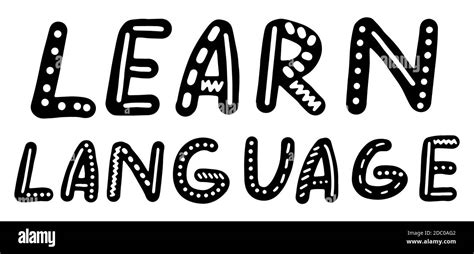 Learning English Clipart Black And White