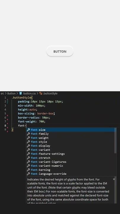 1분안에 Css로 심플한 버튼 만들기 Youtube