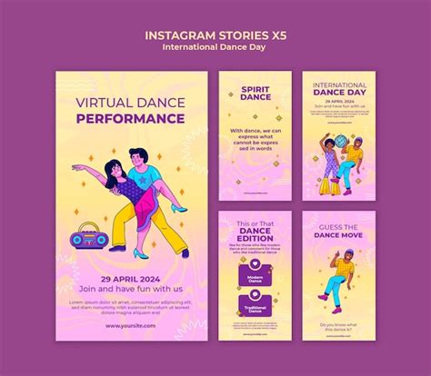 Free Psd International Dance Day Template Design
