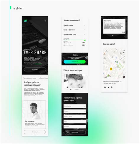 Ever Sharp — Landing Page Ux Ui Animated Prototype On Behance