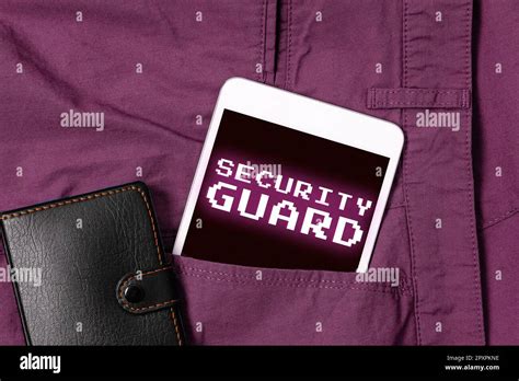 Handwriting Text Security Guard Business Idea Tools Used To Manage Multiple Security