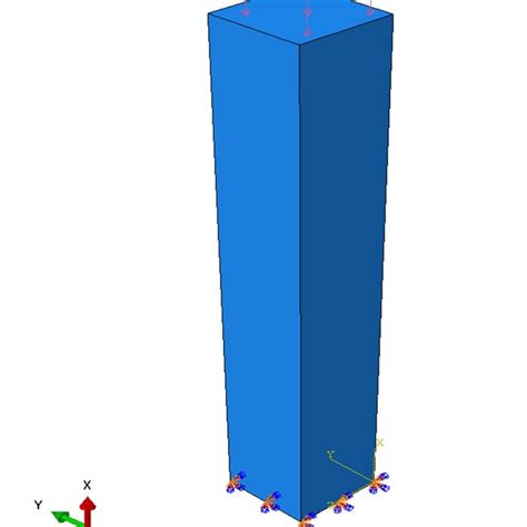 Finite Element Calculation Model Of Axially Compressive Concrete Column