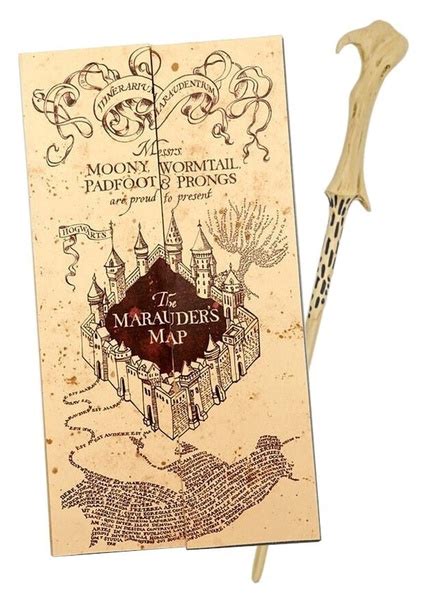 Набор Волшебная палочка Волан де Морта из Гарри Поттера Карта мародёров купить по доступным