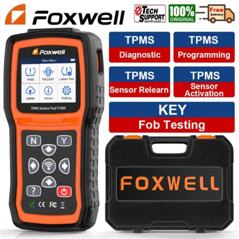 Foxwell Tpms Tire Pressure Sensor Diagnostic Tool Tpms Activation Relearn Tester Ebay