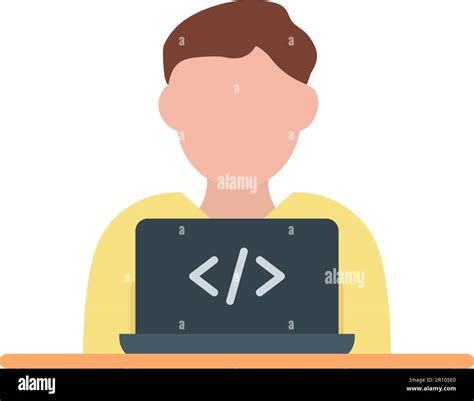 Programmer Icon Vector Image Suitable For Mobile Apps Web Apps And