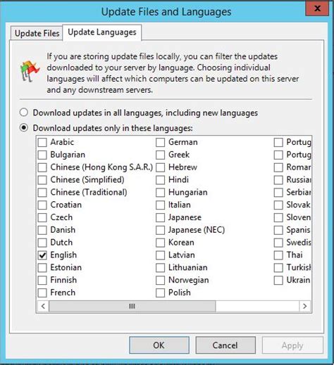 Wsus Server Configuration In Server 2012 R2