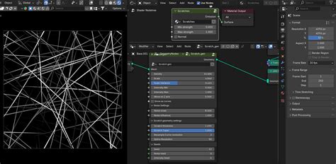 Scratch Texture Generator Geometry Nodes Tutorials Tips And Tricks