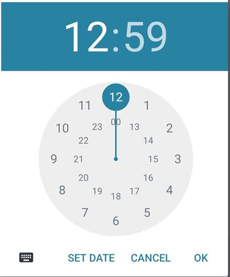 Button Is Getting Hidden In Timepicker Of Native Xamarinandroid In