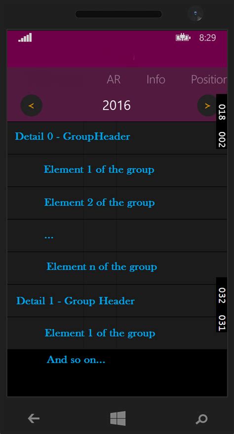 C Grouped Listview Windows Phone Stack Overflow