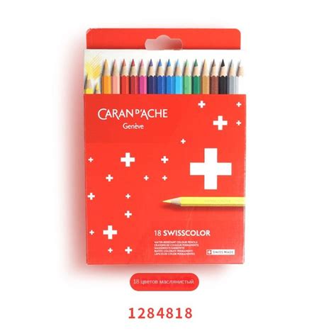 Caran d'Ache Набор карандашей, вид карандаша: Масляный, 18 шт. - купить ...