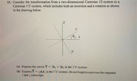 Solved Consider The Transformation From A Chegg