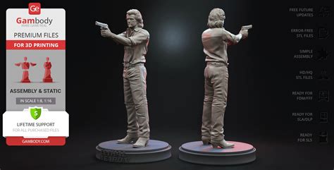 Martin Riggs Lethal Weapon – High Quality STL Files | Gambody