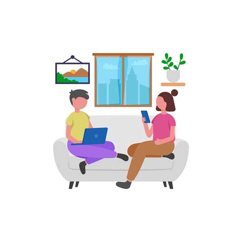 Shared Workspace Networking Professionals 59454199 Vector Art At Vecteezy