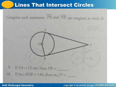 tangent and secant lines ppt