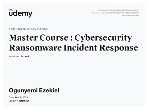 Ayodele Ogunyemi On Linkedin Udemy Course Completion Certificate
