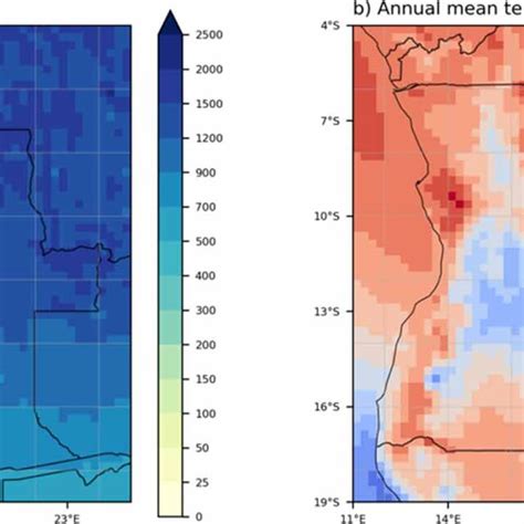 Difference Between Decadal Mean Annual Rainfall Totals And 1981 To 2020 Download Scientific