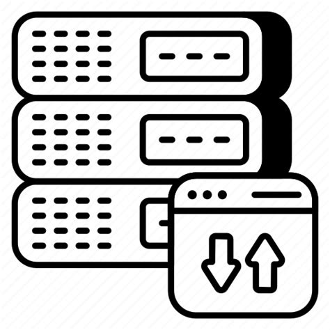 server transfer dataserver database transfer db icon download on