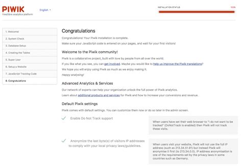 How To Install Piwik On An Ubuntu 1604 Cloud Server Digitalocean
