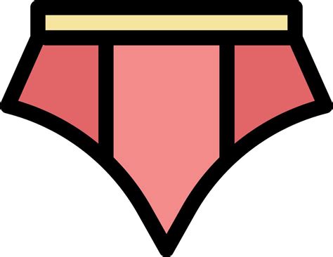 A Pink Underwear With A Gold Trim 51408269 Vector Art At Vecteezy