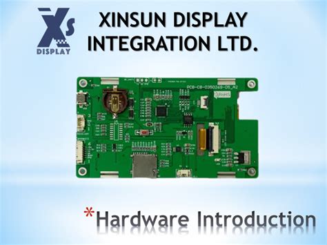 XHMI035WQV02A 1 3 5 Inch TFT Display 480xRGBx320 HMI Module UART Display Module 32bit MCU