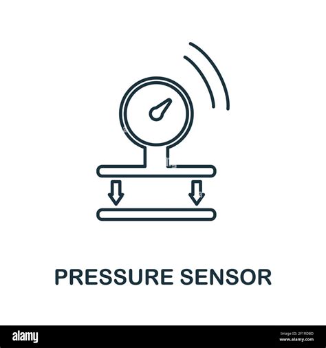 Pressure Sensor Icon Simple Element From Sensors Icons Collection Creative Pressure Sensor
