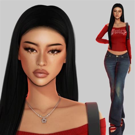 Carmen ☆ A1sttar Sims Hair Sims 4 Sims