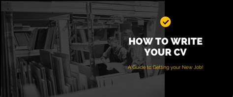How To Write A CV A Guide To Getting Your New Job A Star Recruitment
