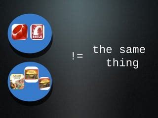 Ruby Versus Rails PPT