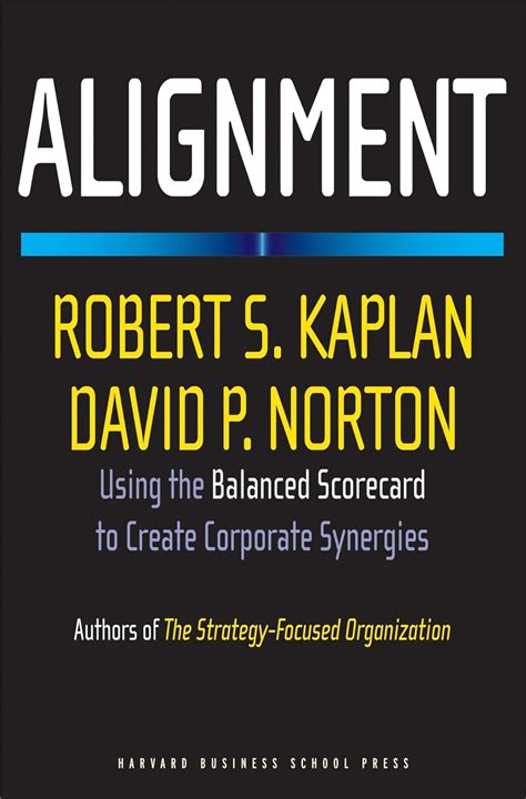 Alignment Using The Balanced Scorecard To Create Corporate Synergies 9781591396901